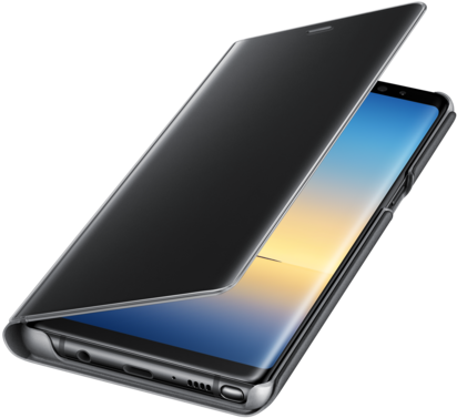 Download Samsung Galaxy Note 8 Clear View Standing Cover, Gold - Note 8 ...