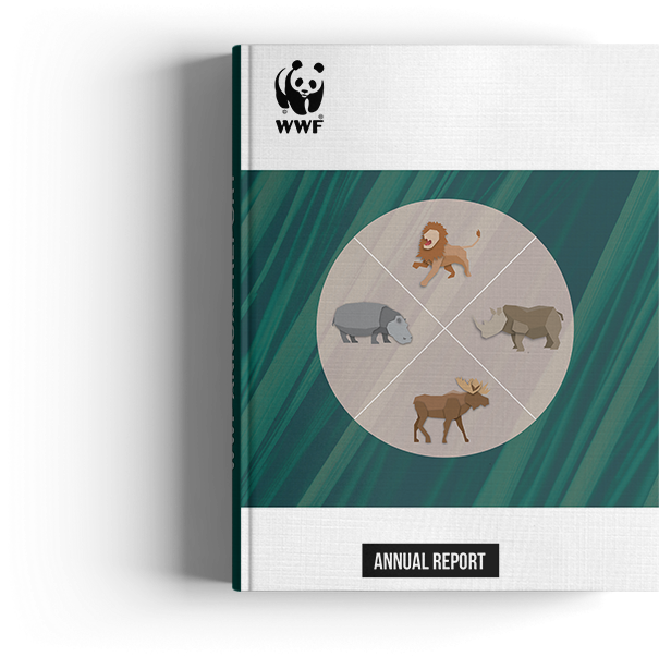 Download Wwf Annual Report Cover Design - Circle - Full Size PNG Image ...