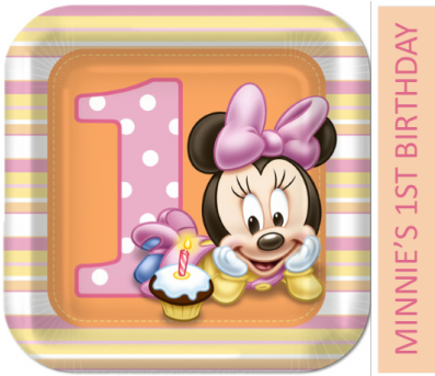 Download Minnie Mouse First Birthday - Minnie Mouse 1st Birthday - Full ...