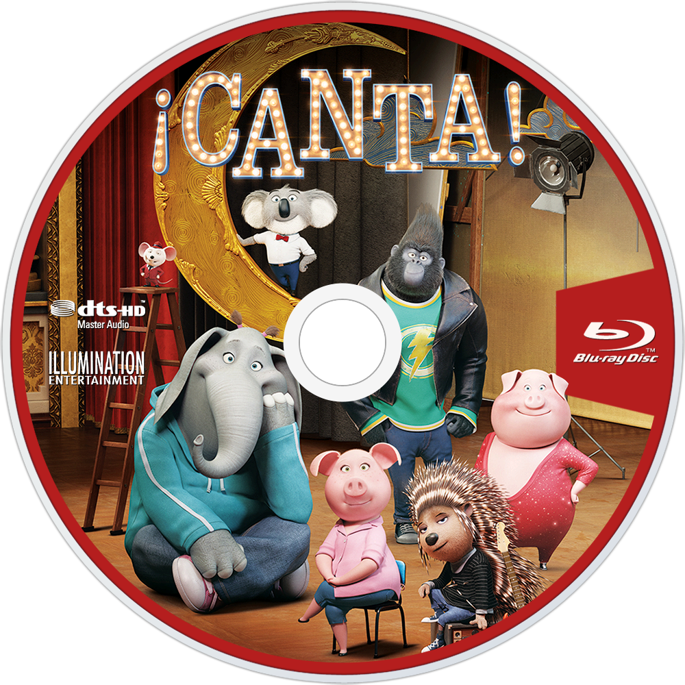 Download Sing Bluray Disc Image - Sing シング Cd ラベル - Full Size PNG Image ...