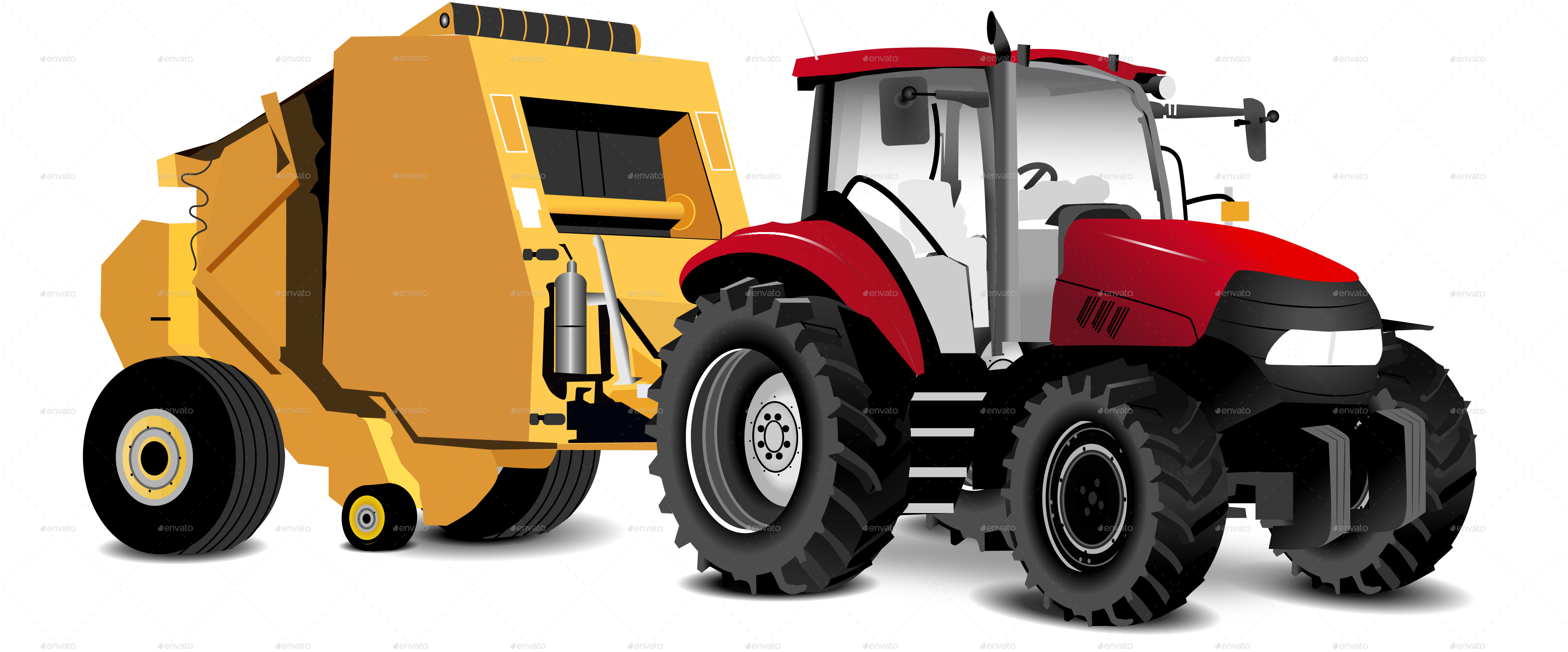 Download Preview Set/tractor - Construction Equipment - Full Size PNG ...