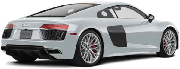 Download Audi R8 Coupé V10 - Audi R8 2018 White Background - Full Size ...