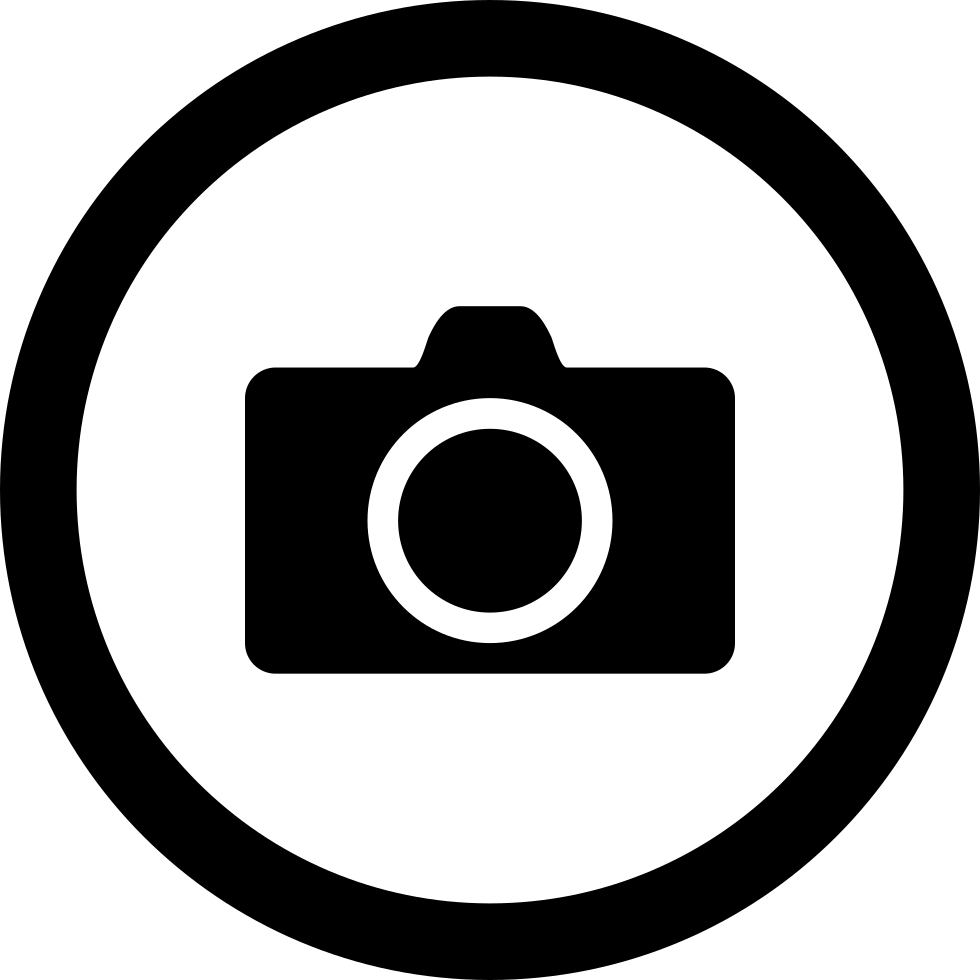 Download Photo Camera Filled Symbol Of The Tool In Circular - Camera ...