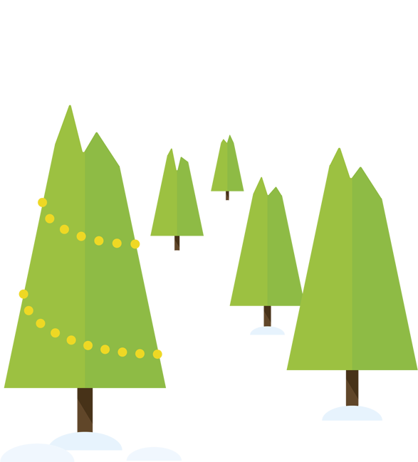 Download Left-tree - Christmas Tree - Full Size PNG Image - PNGkit
