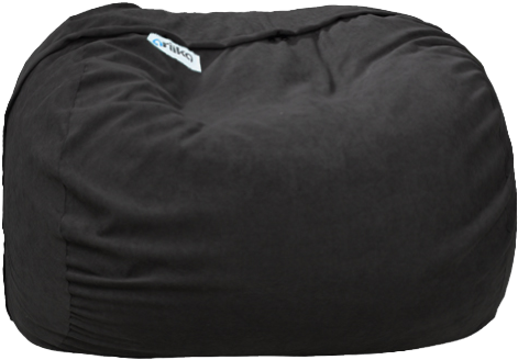 Download Ariika The Original Black Bean Bag - Comfort - Full Size PNG ...