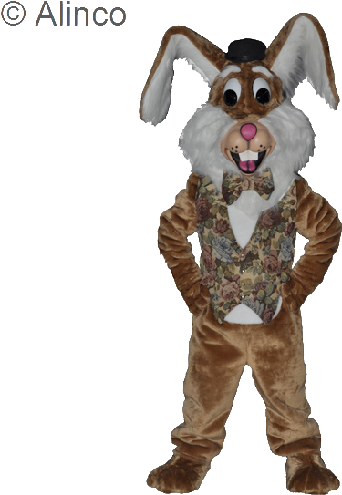 Download Harvey Rabbit Mascot Costume - Bagoloni - Full Size PNG Image ...