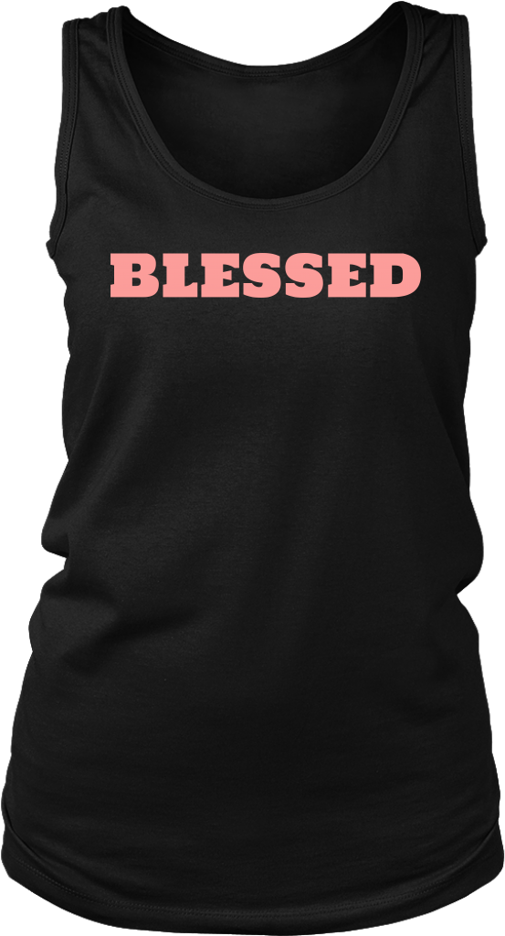 Download Blessed Tank Top - Shirt - Full Size PNG Image - PNGkit