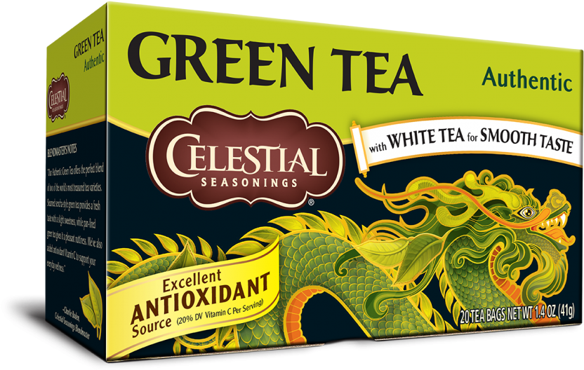 Download Celestial Seasonings Green Tea - Full Size PNG Image - PNGkit