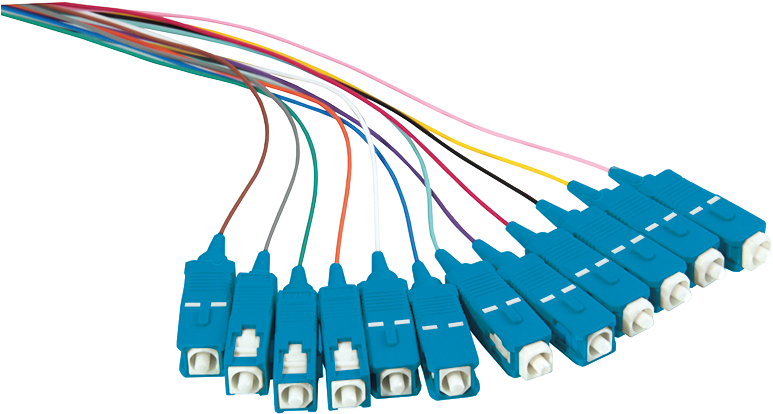 Download Fl0sc02 Colored Pigtail Set 12x Sc, Os2, 2m, Blue Connector ...