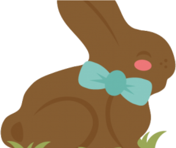 Download Transparent Easter Bunny Clipart Chocolate - Chocolate Bunny ...
