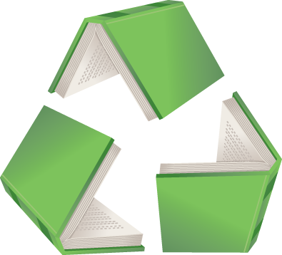 Download Recycle Symbol Made Of Books Recycle Symbol, Symbols ...