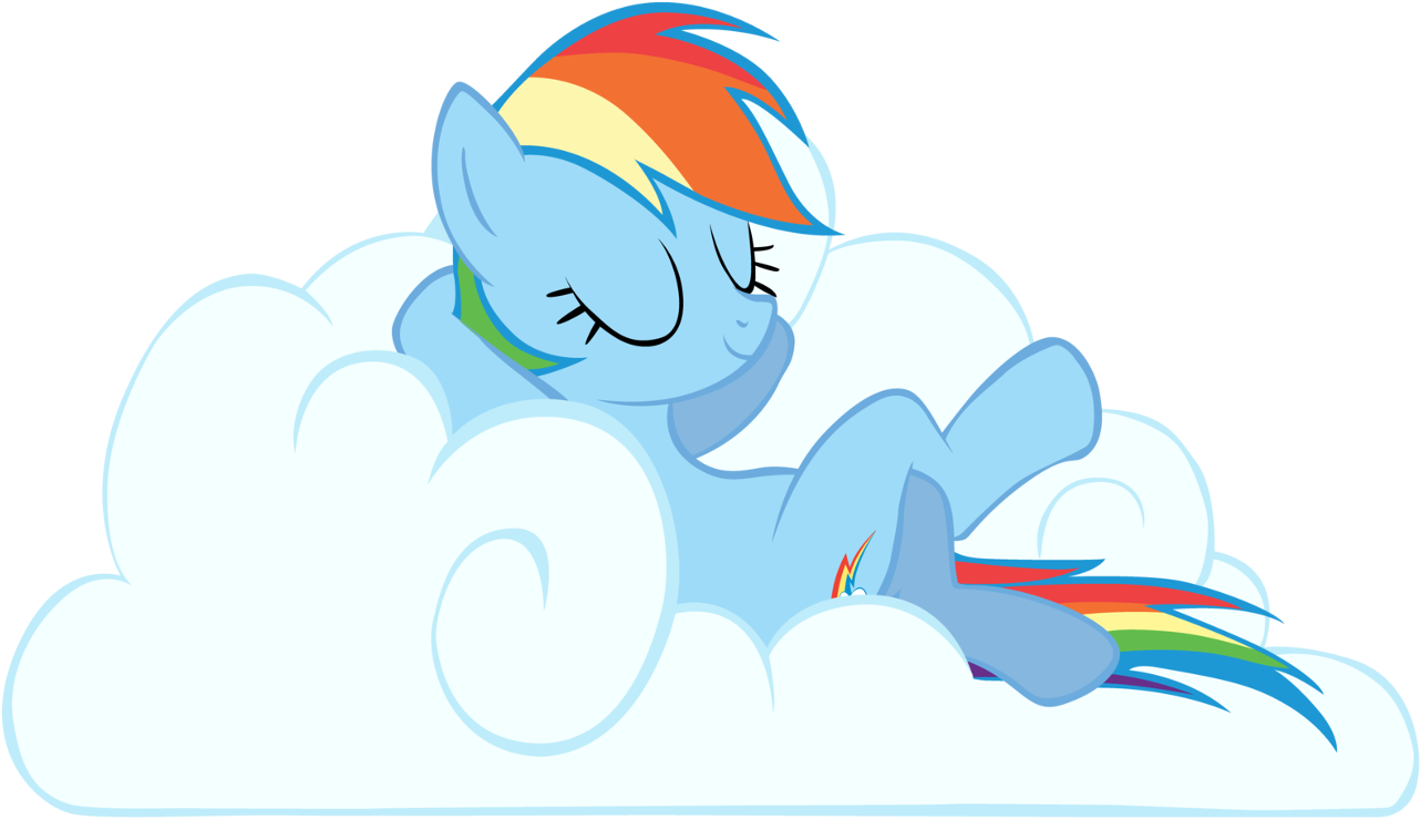 Download Personal Mlgisnot4me Rd On Cloud - My Little Pony Rainbow Dash ...