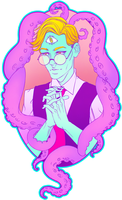 Download Tentacle Clipart Transparent - Cecil Gershwin Palmer Fan Art ...