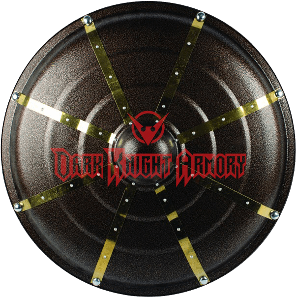 Download Medieval Buckler With Gold Dividers - Medieval Knights Viking ...