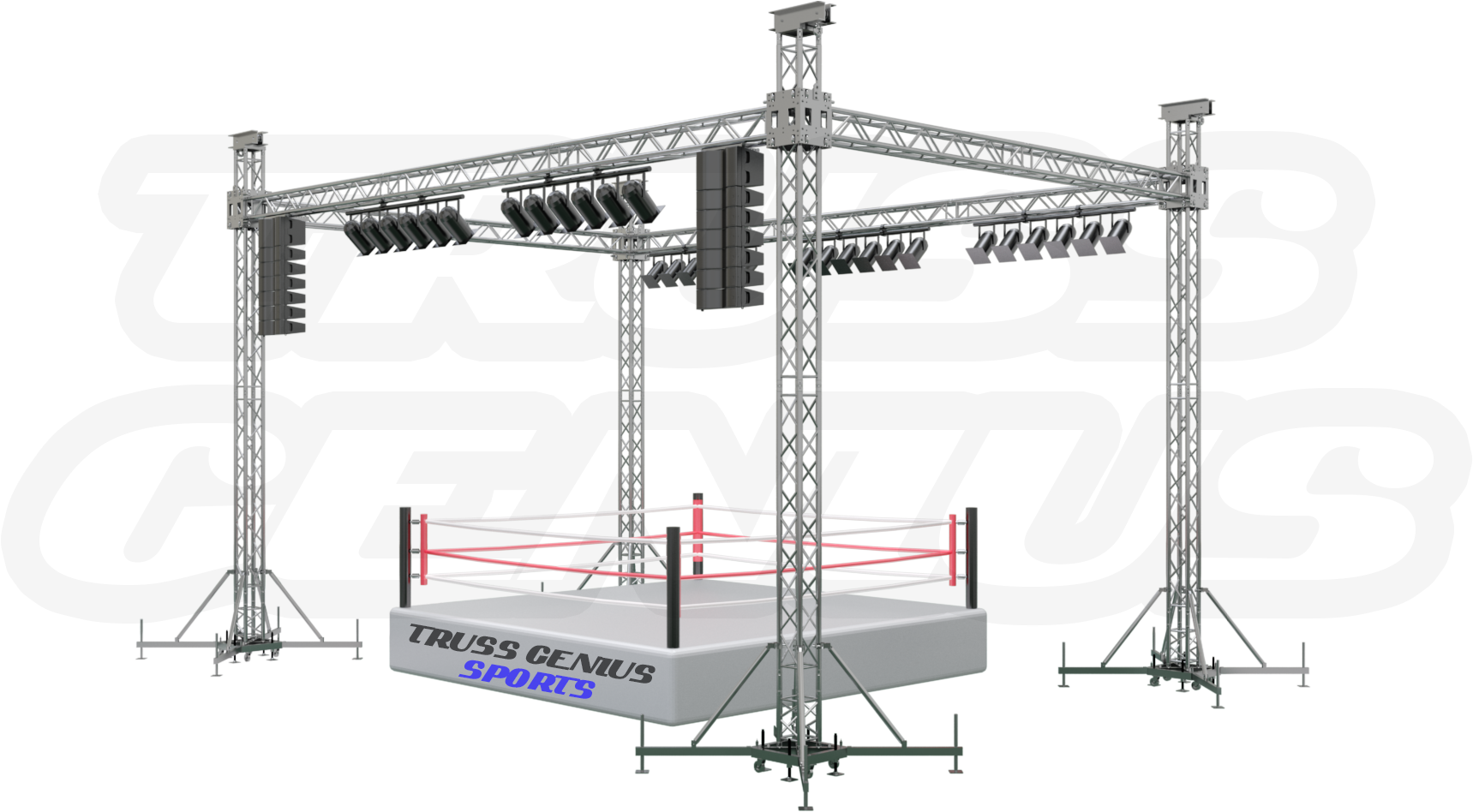 Download Boxing, Boxing Ring Truss, Aluminum Truss, Global Truss ...