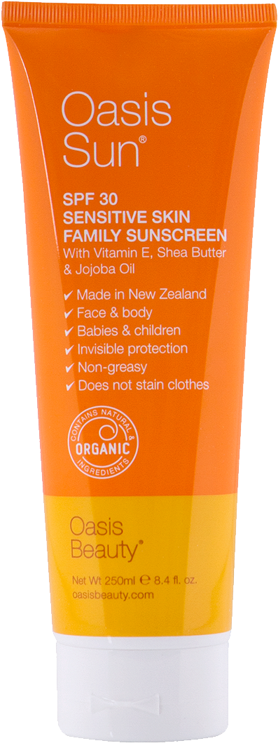 Download Oasis Sun Spf 30 250ml - Full Size PNG Image - PNGkit