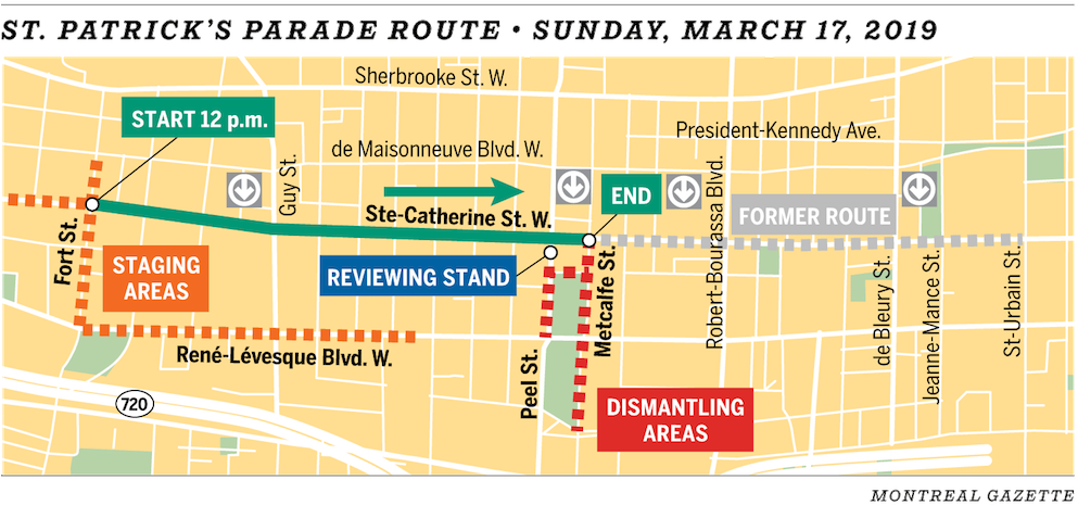 Download Transparent Patrick's Parade Returns To Ste-catherine St ...