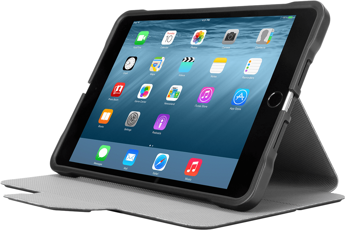 Download Black 3d Protection Case For Ipad Mini® - Ipad 2018 Protection - Full Size PNG Image ...