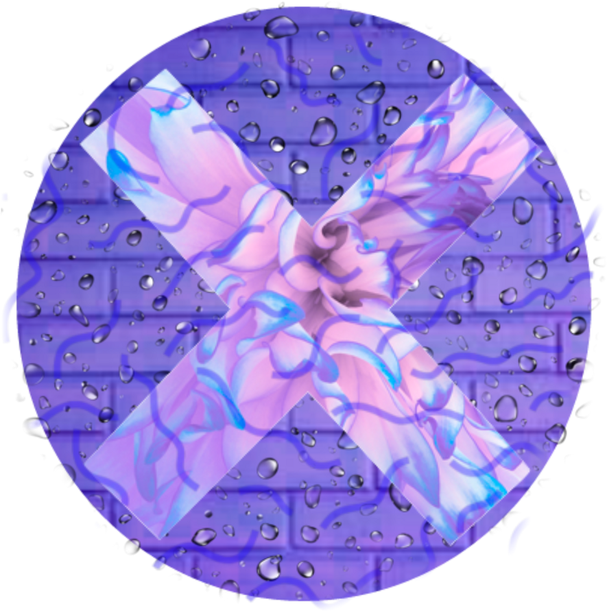 Download Icon Icons Circle Cross Raindrop Purple Icon Overlay - Circle ...