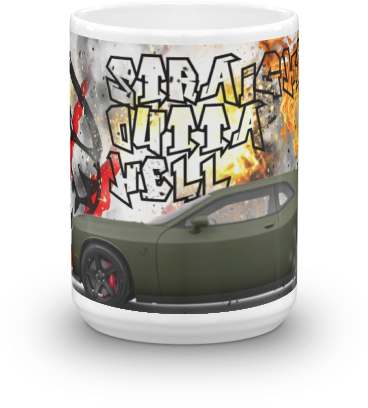 Download "straight Outta" Hellcat Mug - Coffee Cup - Full Size PNG ...