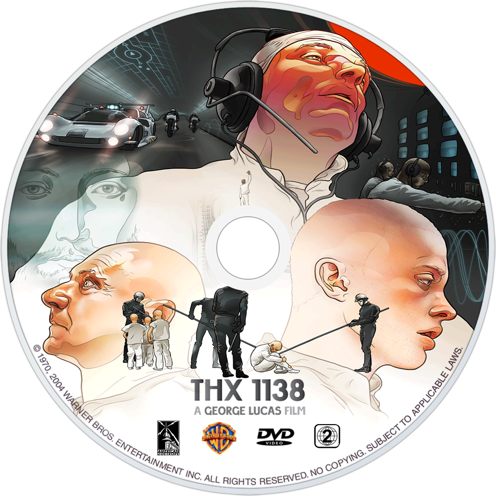 Download Thx 1138 Dvd Disc Image - Thx 1138 (1971) - Full Size PNG Image - PNGkit