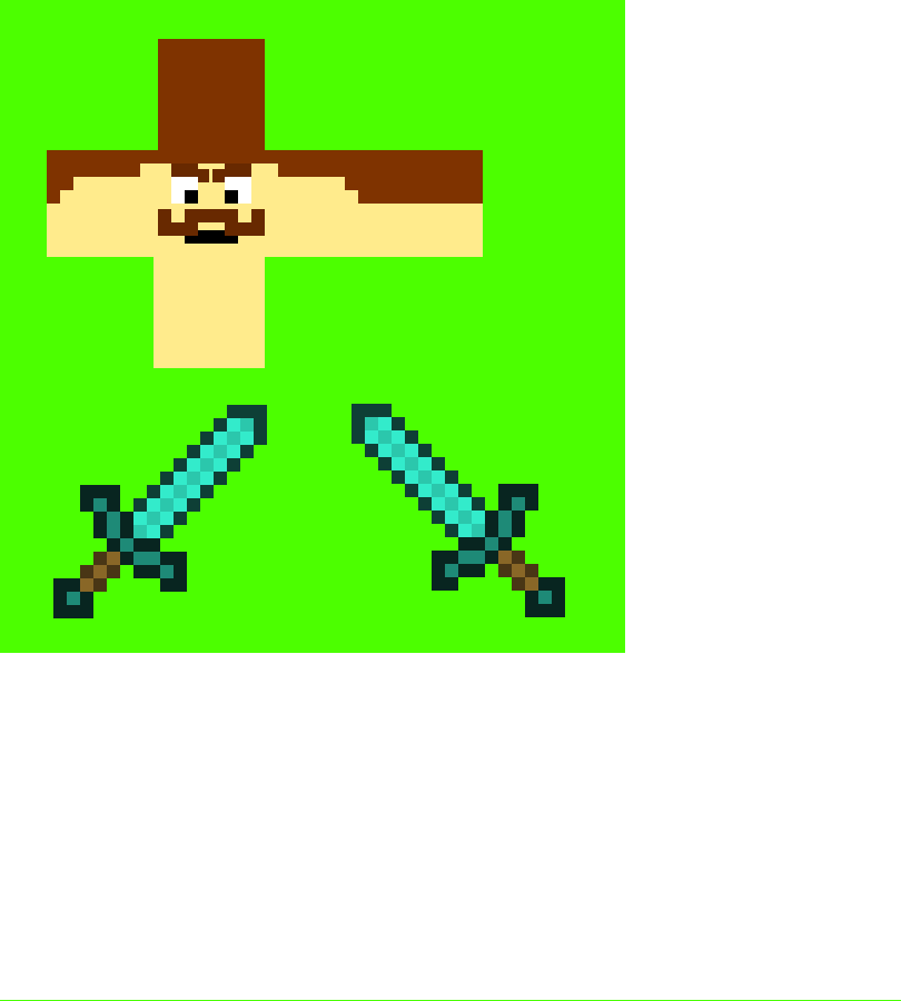 Minecraft Papercraft Sword Template