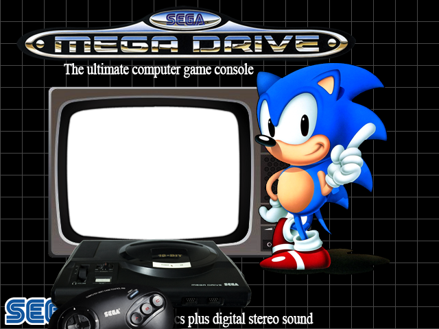Download Layout Sega Megadrive Euro Hardcade Default Theme - Sega Mega ...