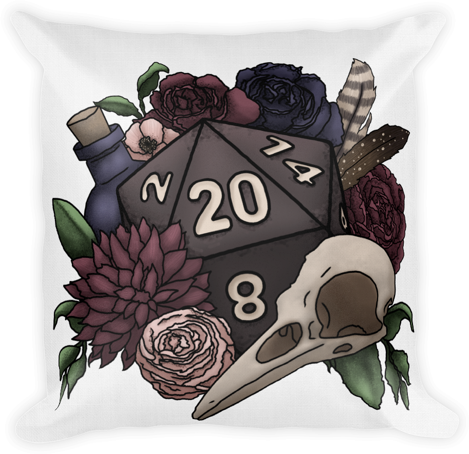 Download Home Necromancer - D20 Flowers - Full Size PNG Image - PNGkit
