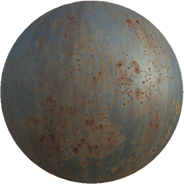 Download Rust Metal - Sphere - Full Size PNG Image - PNGkit
