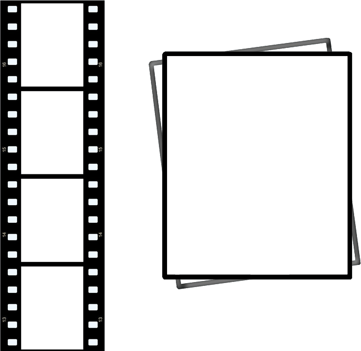 Movie Reel Border Clip Art