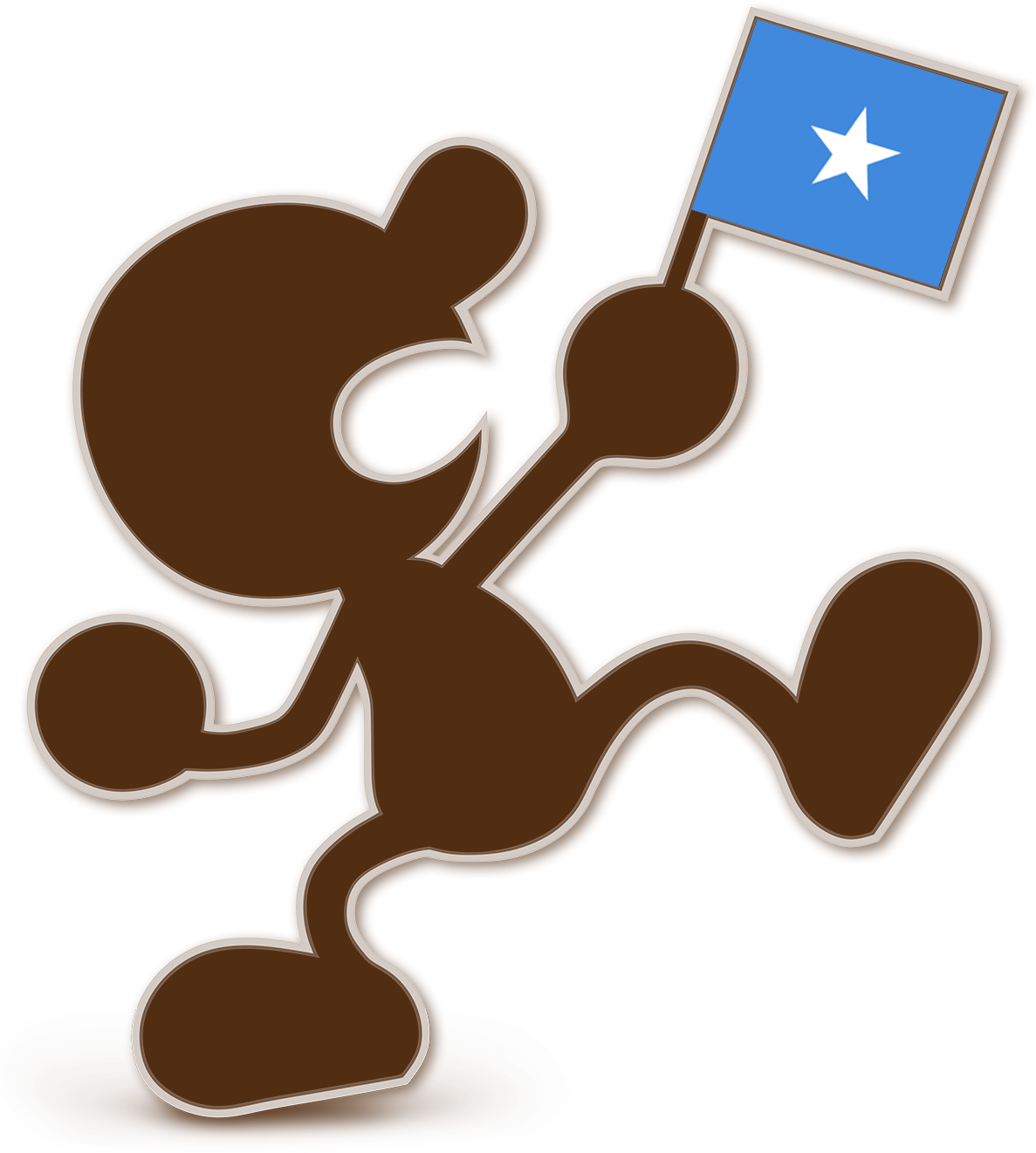 Download Game & Watch - Mr Game And Watch Gold - Full Size PNG Image ...