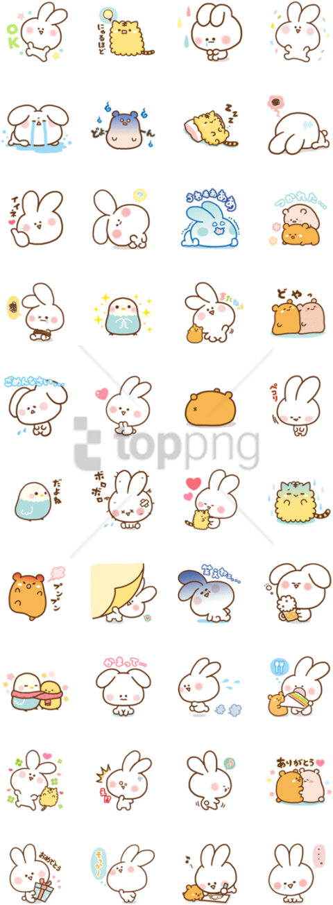 Download Free Png Download Chibi Kawaii Cute Animals Kawaii - Drawing ...