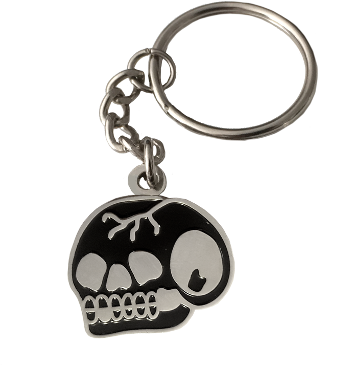Download 'trademark Skull' Keyring - Keychain - Full Size PNG Image ...