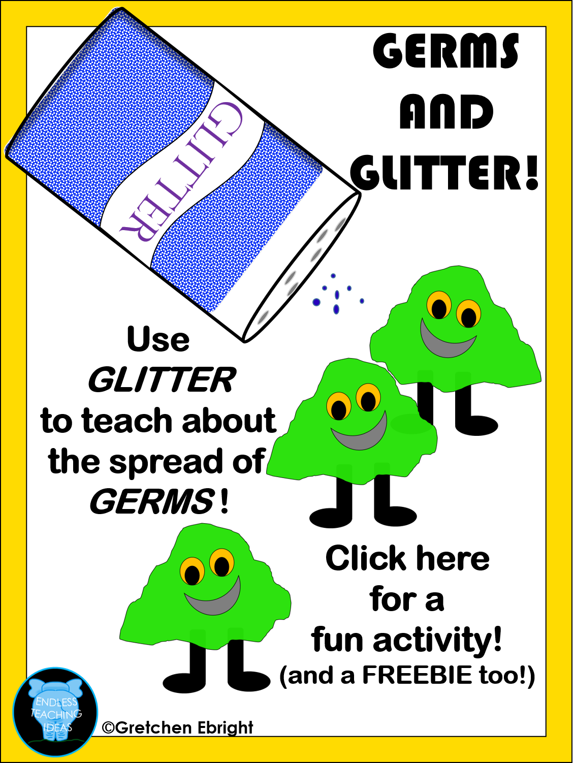 Download Glitter And Germs ~a Fun Activity To Teach How Germs - Paint ...