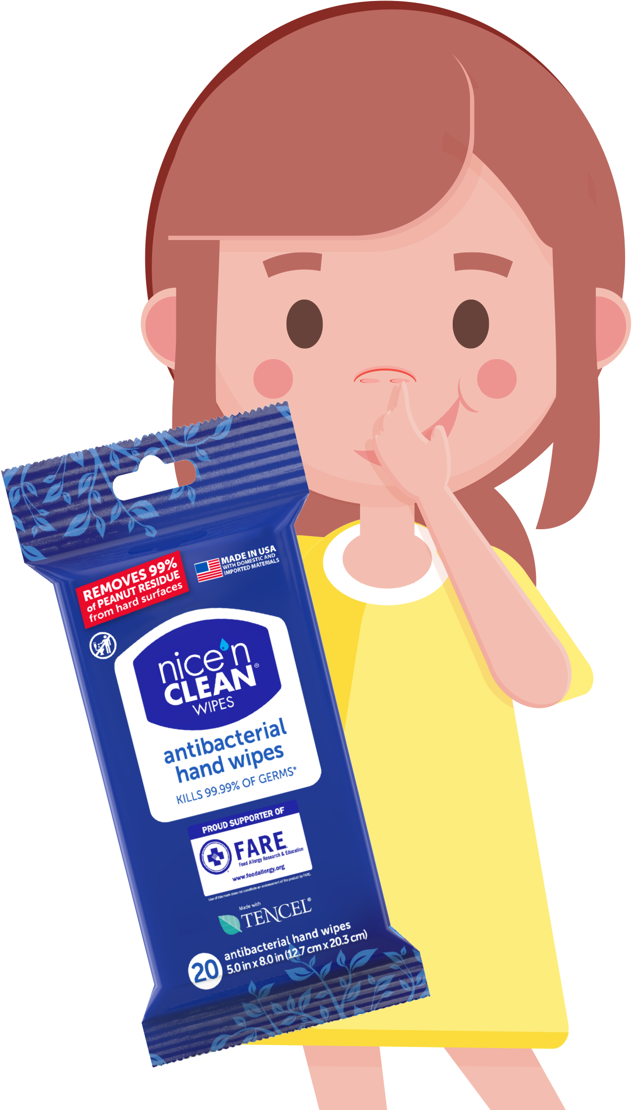 Download Wipes Package - Cartoon - Full Size PNG Image - PNGkit