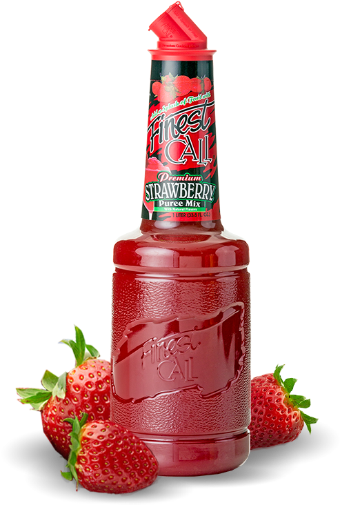 Download A Strawberry Puree Mix For Your Mixed Drinks That Require ...