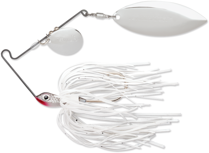 Download Bright White Shad Nickel - Spinnerbait - Full Size PNG Image ...