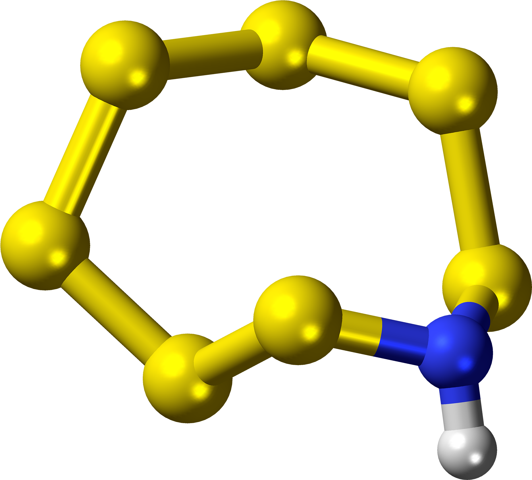 Download Heptasulfur Imide Molecule Ball - Full Size PNG Image - PNGkit