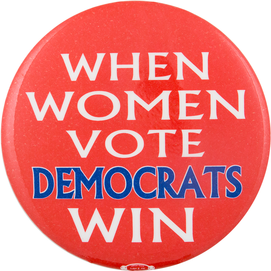 Download When Women Vote Cause Button Museum - Circle - Full Size PNG ...