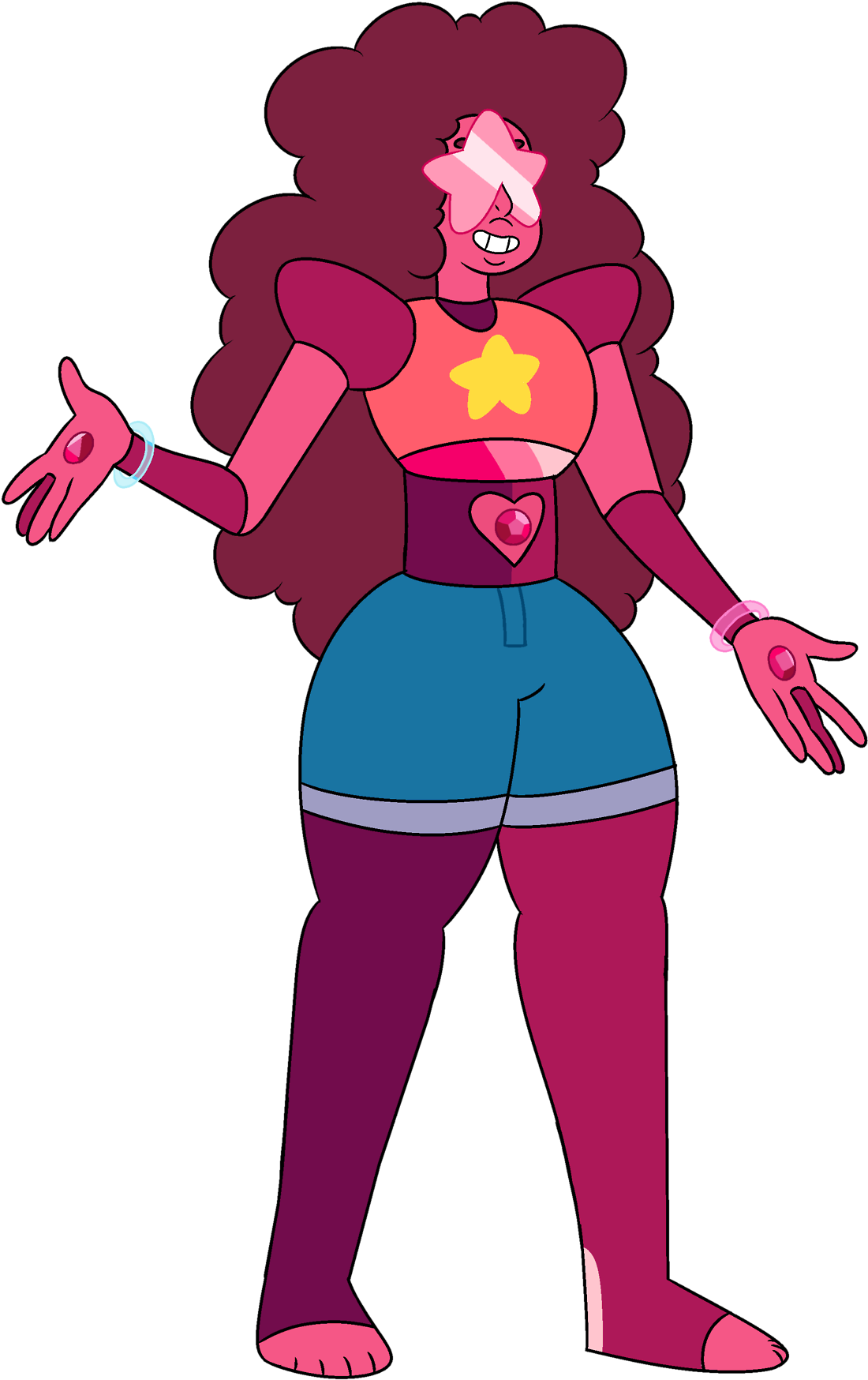 Download Cherry Quartz - Stevonnie And Garnet Fusion - Full Size PNG ...