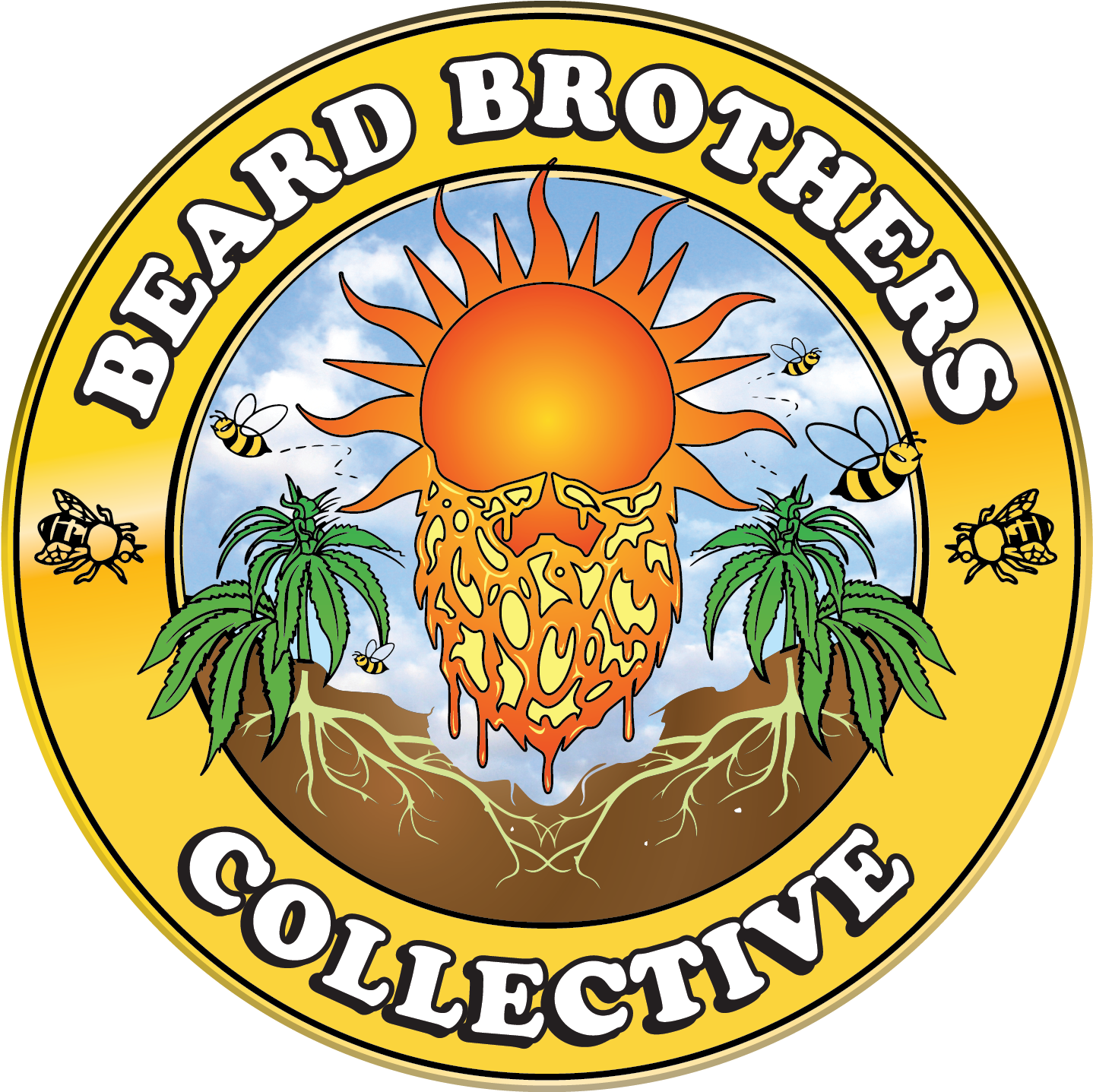 Download Beard Brothers Society - Illustration - Full Size PNG Image ...