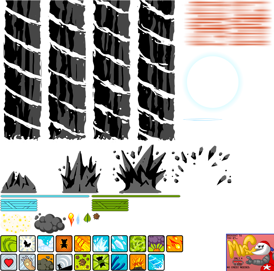 Download Click For Full Sized Image Attack Effects And Icons - Mobile ...