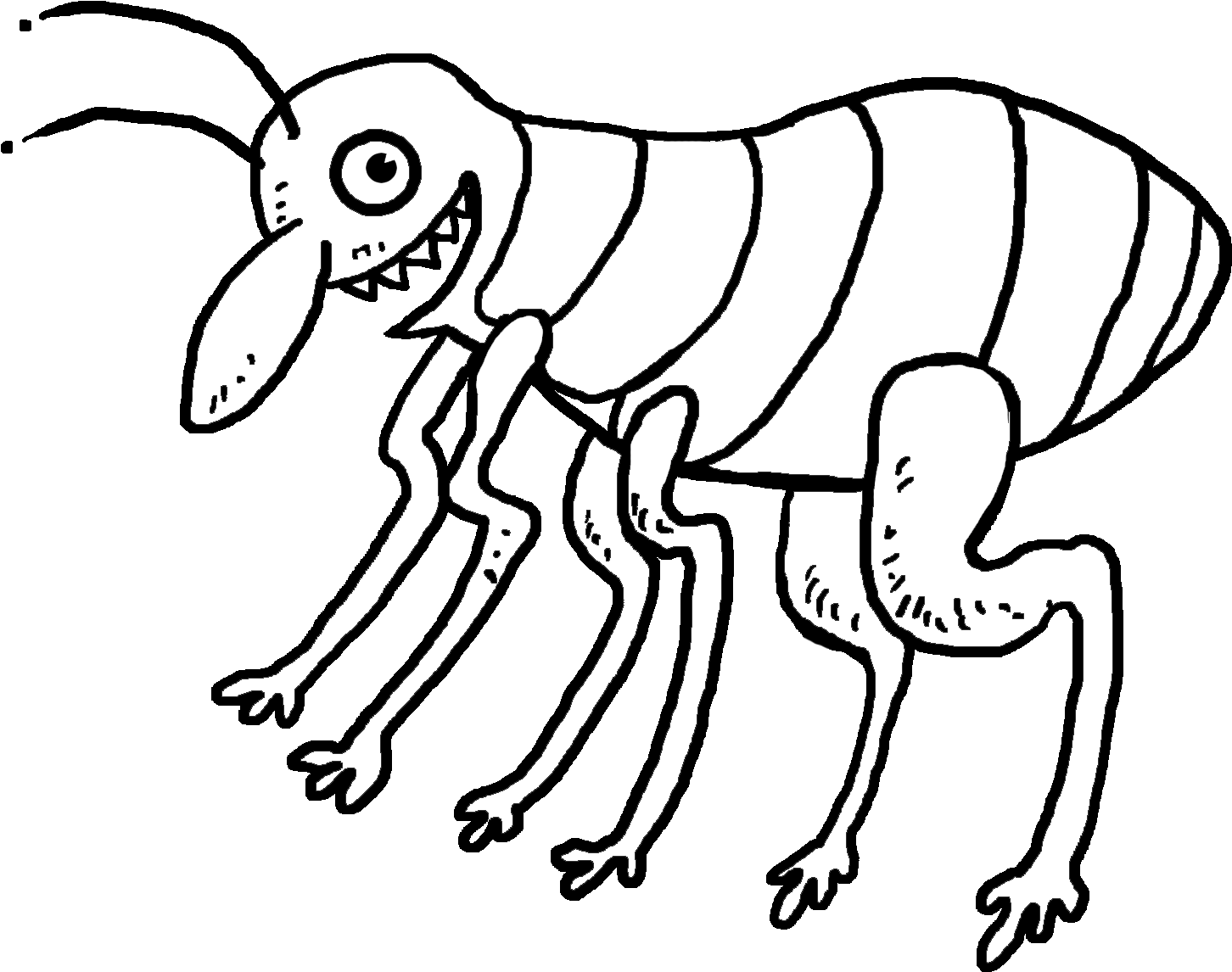 Download Flea Drawing At Getdrawings - Drawing Of A Flea Easy - Full ...