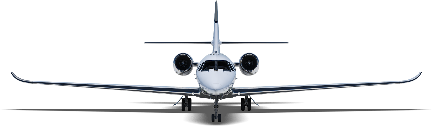 Download Airplane View Free Transport - Private Jet Front View Png ...