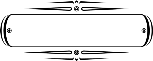 Download Decorative Rounded Rectangle Rubber Stamp - Line Art - Full ...