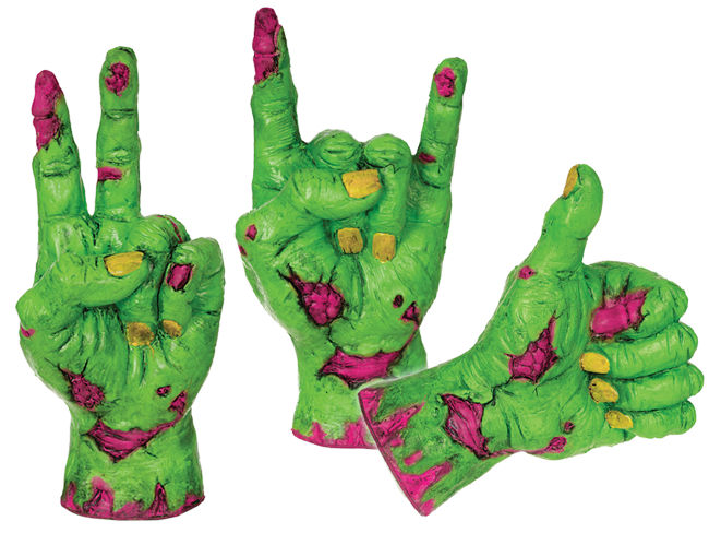 Download Neon Comical Zombie Hands - Neon Comical Zombie Hand - Full ...