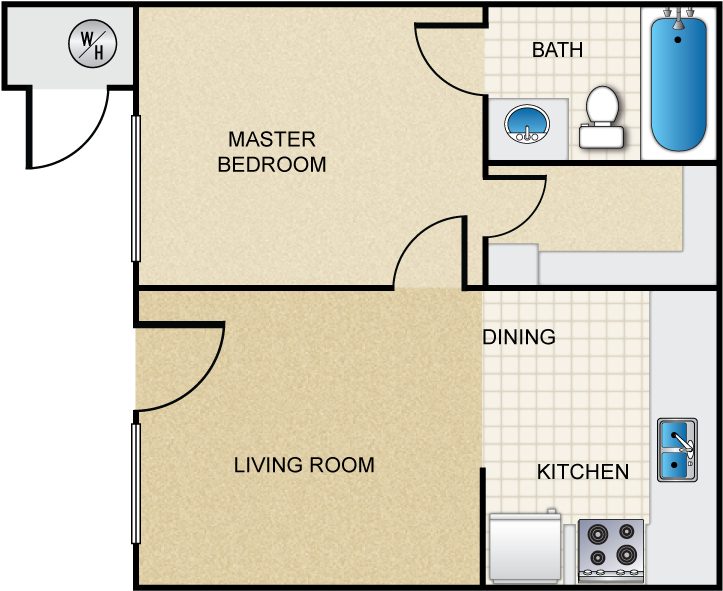Download Furnish This Floor Plan - Floor Plan - Full Size PNG Image ...