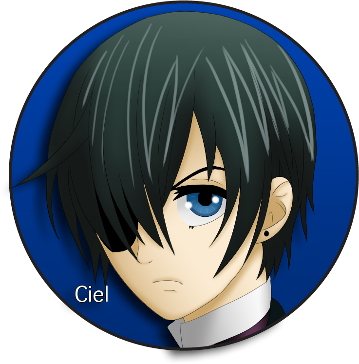Download Home / Pin Back Buttons / Black Butler / Ciel Pin Back - Vinyl ...