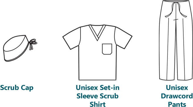 Download Cotton Scrub Uniforms - Diagram - Full Size PNG Image - PNGkit