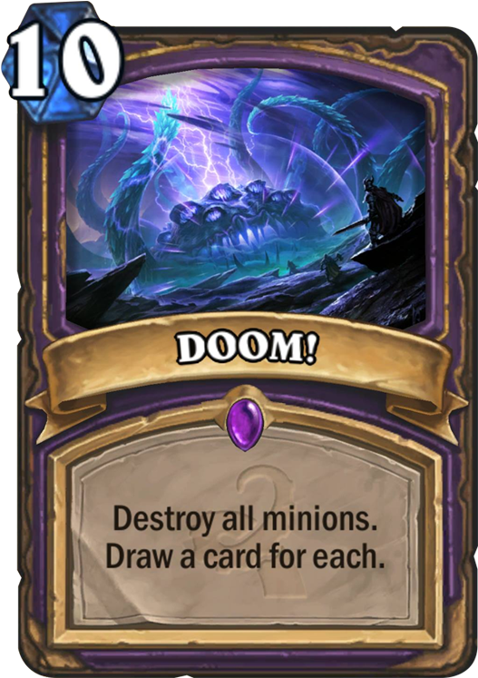 Download Doom Card - Doom Hearthstone - Full Size PNG Image - PNGkit